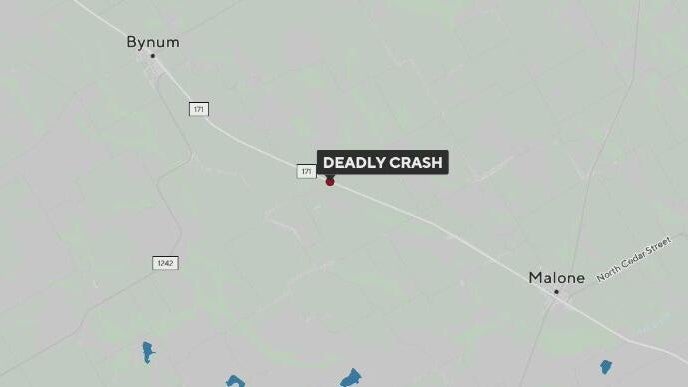 Deadly crash reported in Hill County, Texas