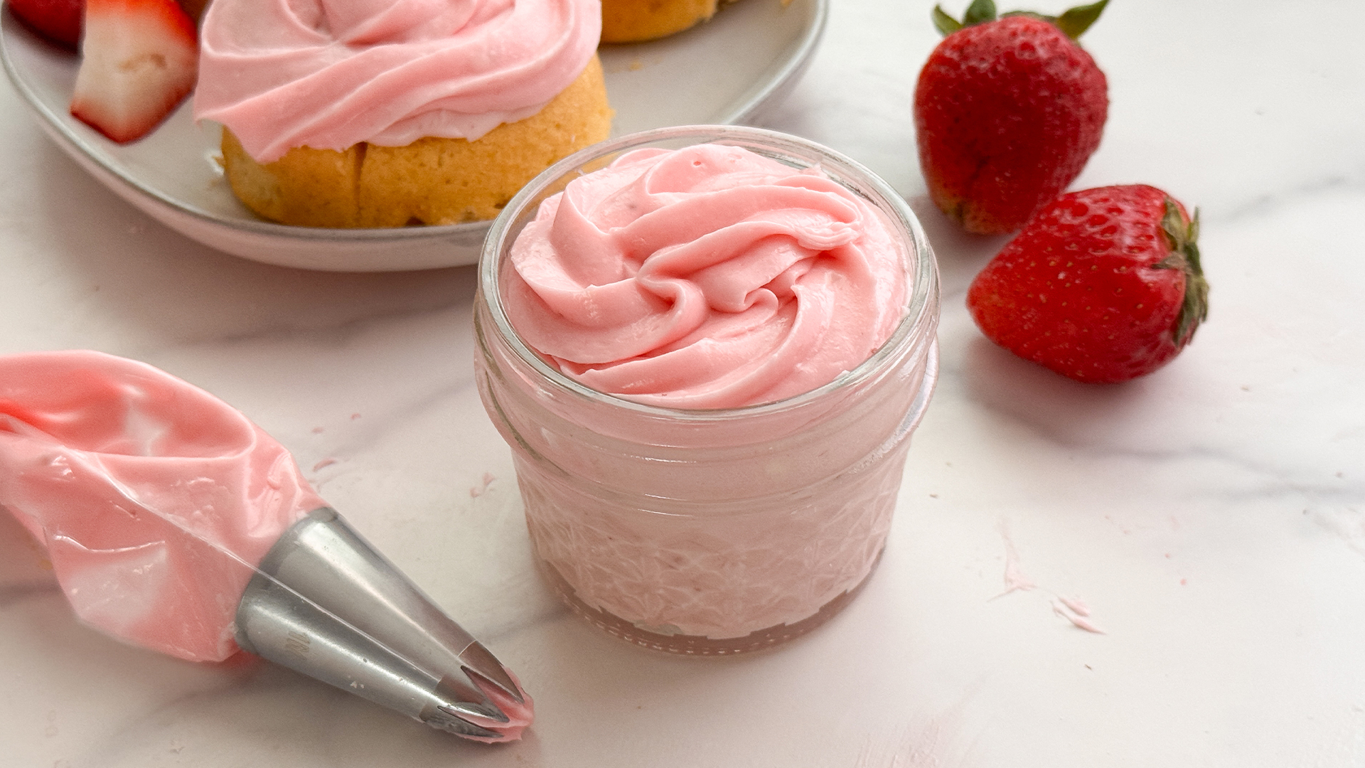 Strawberry cream cheese frosting recipe