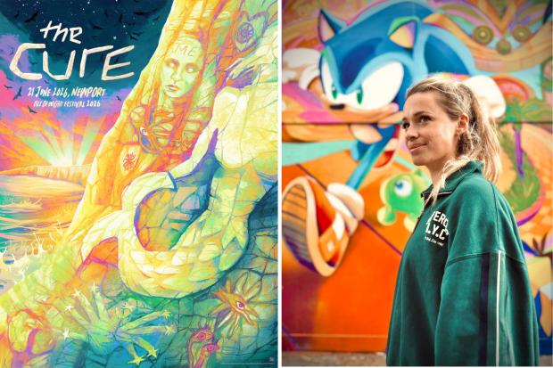 Meet the Isle of Wight artist behind The Cure’s headline festival poster