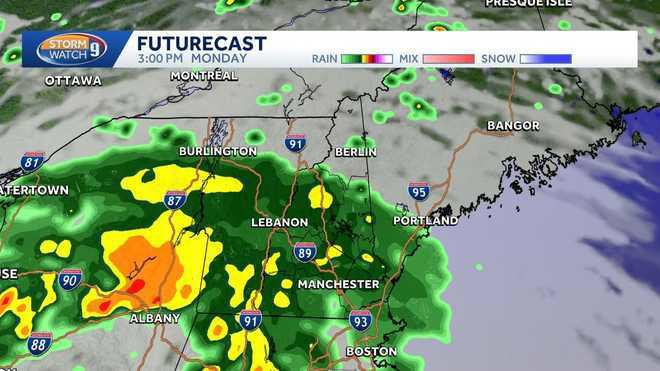 Beneficial rain arrives for some on Monday