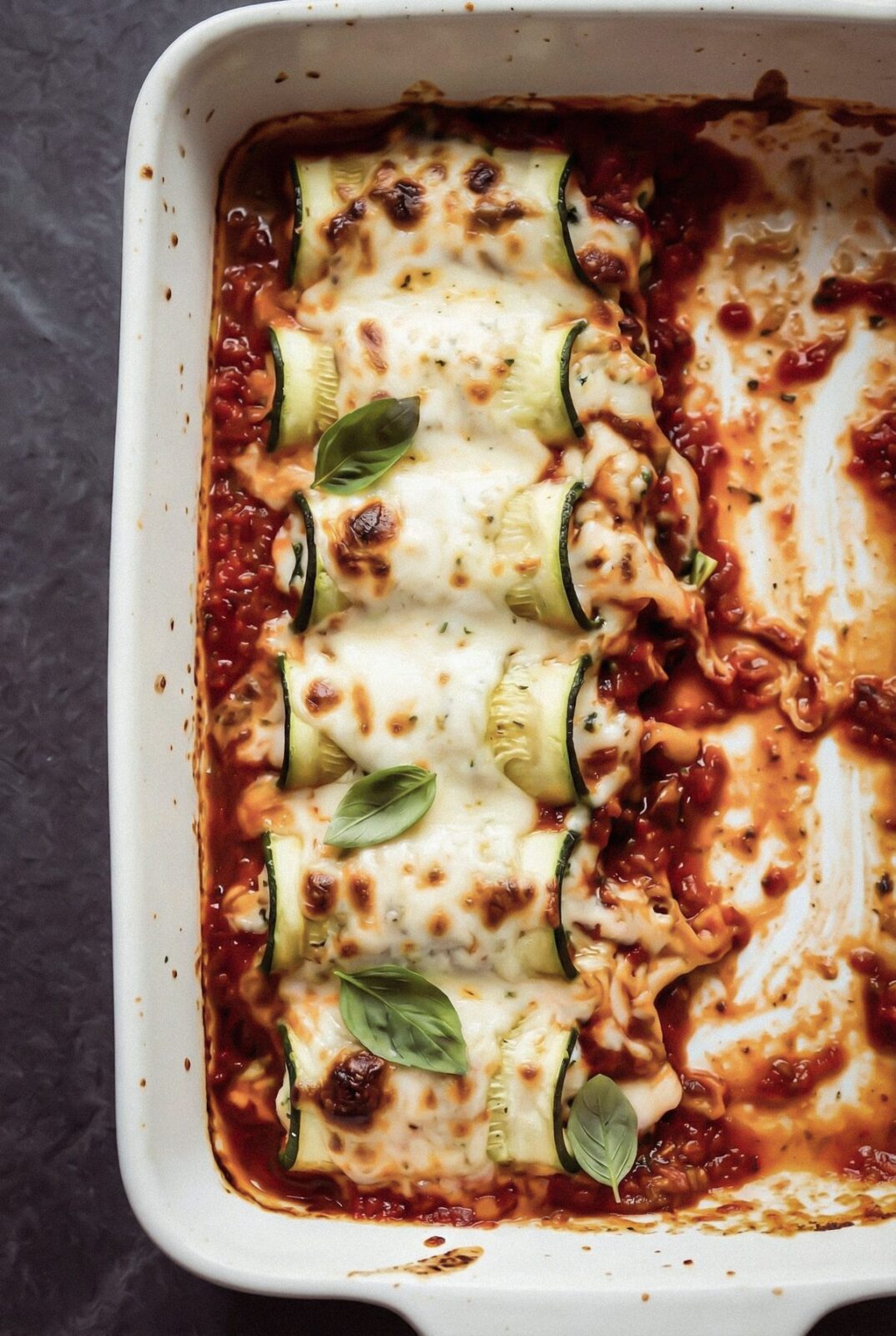 Zucchini rollatini (easy vegetarian roll ups)