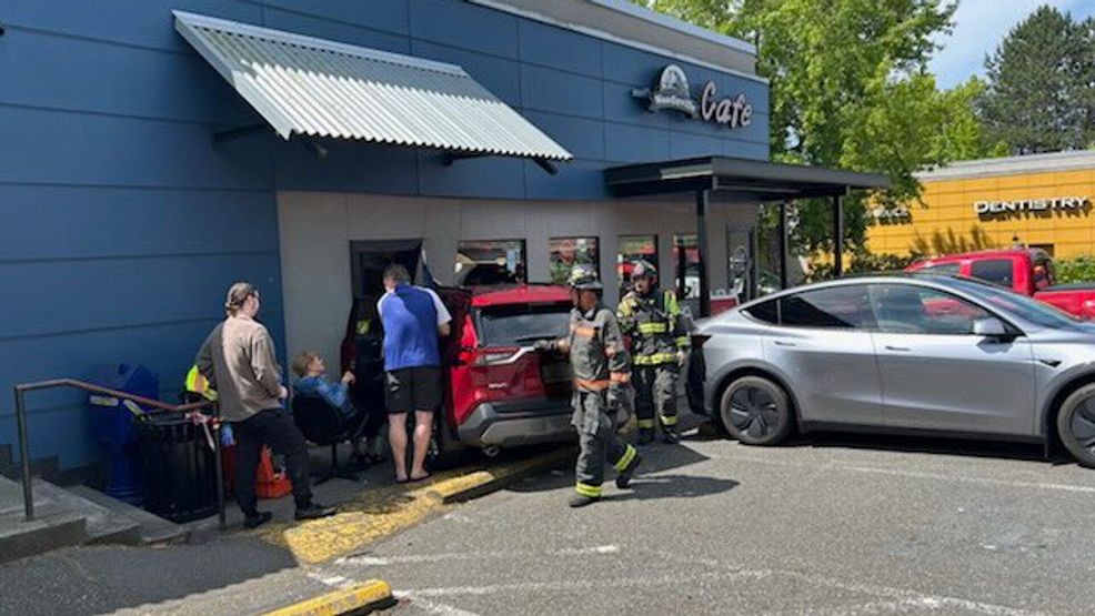 Two hospitalized after car crashes into cafe in Woodinville; five ...