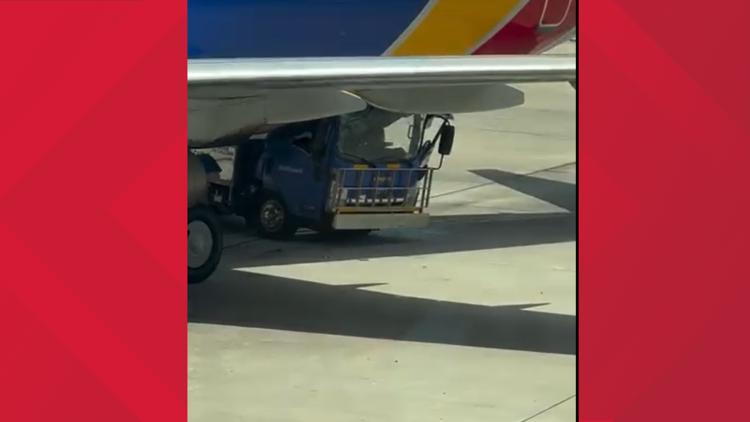 Ground vehicle strikes Southwest Airlines plane at Memphis ...
