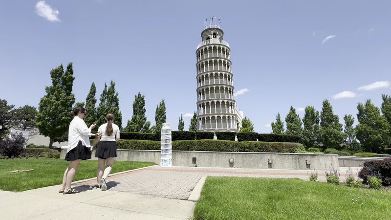 This Illinois park has a leaning tower that looks like Italy took a ...