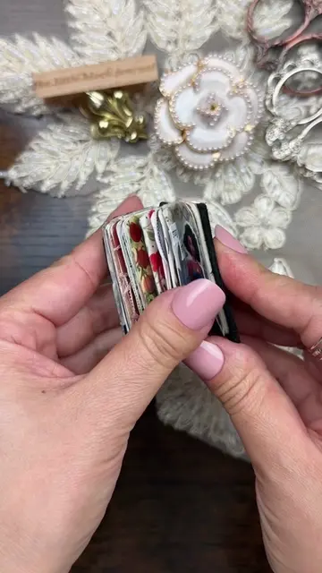 Relaxing tiny holiday journal ASMR scrapbook with new stickers
