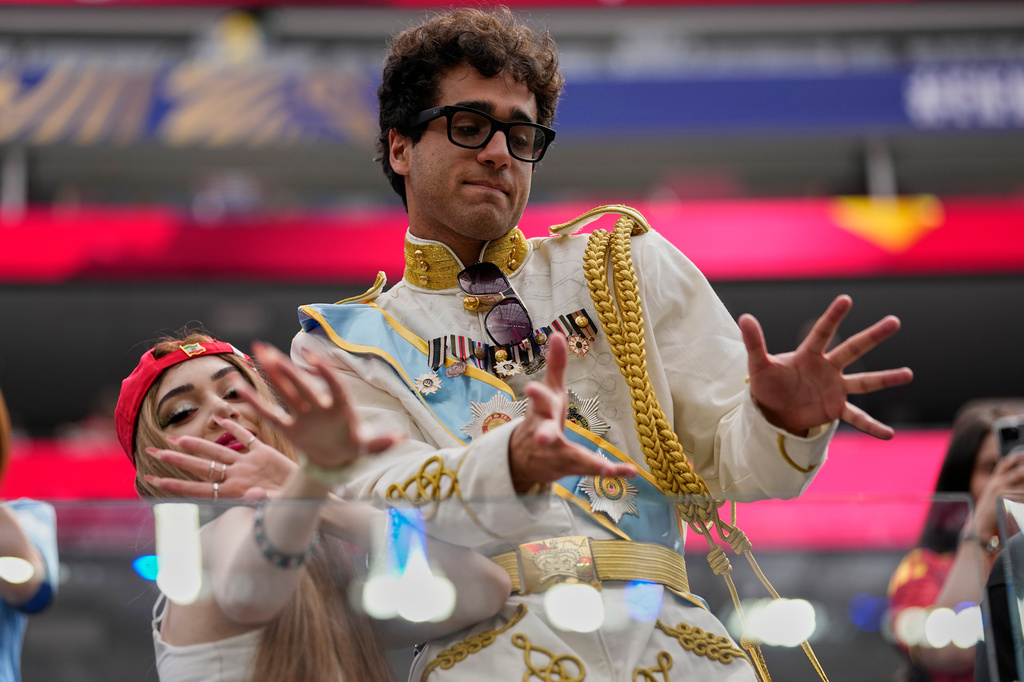 World Cup fans flood stadiums and fan zones with dazzling costumes ...
