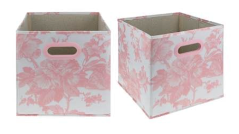 Five Below launches stylish 2-pack of foldable storage bins in a pink ...