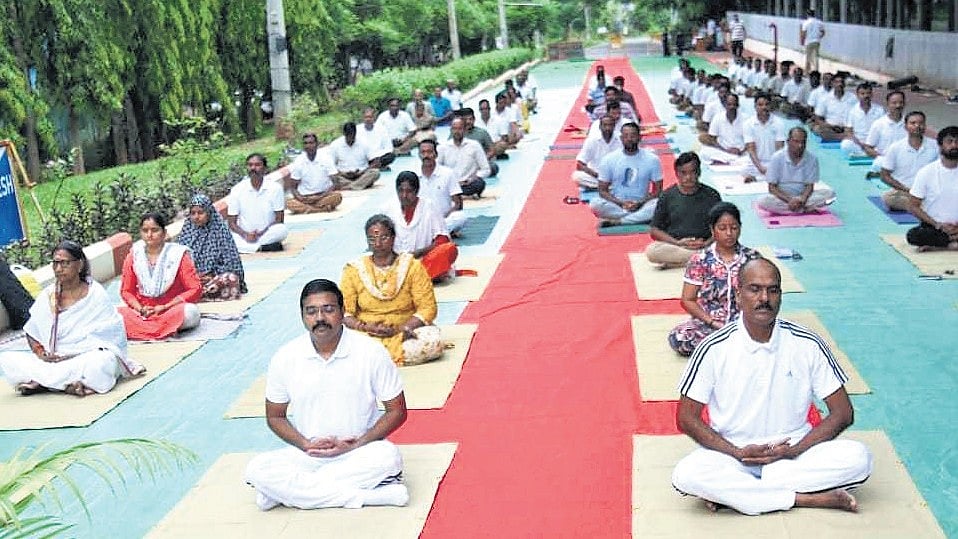 Stress on physical fitness and mental wellbeing of people for 'Happy AP'