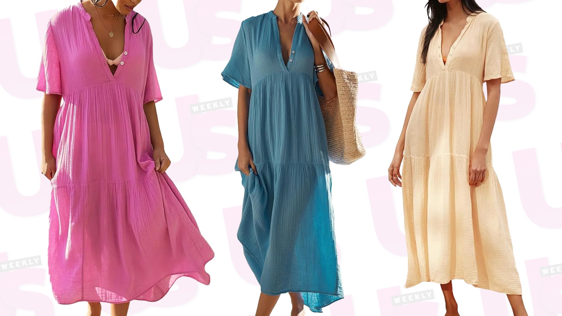 This 'easy to throw on' maxi dress is 'perfect for summer heat'