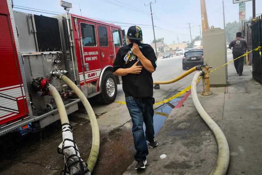 Another day of smoky air, nasty smells and many questions in parts of LA