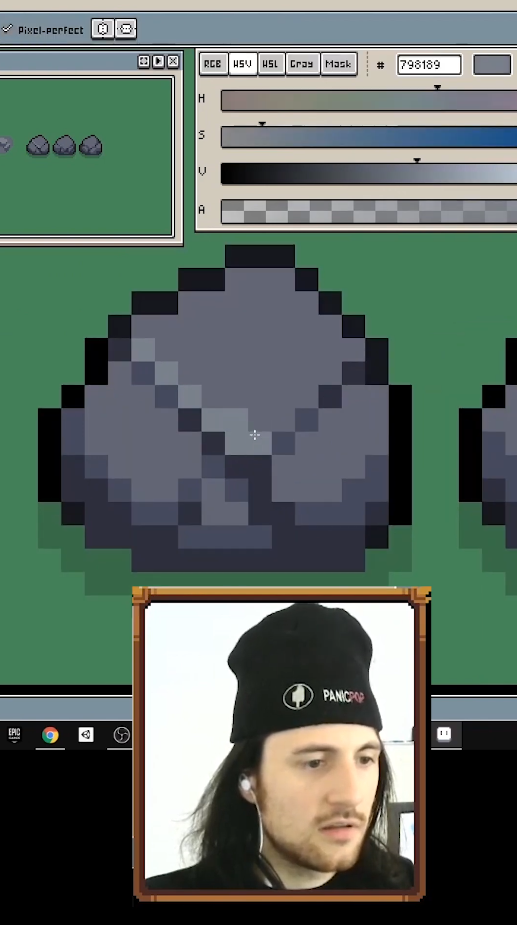 Pixel art rocks creative highlights and design showcase