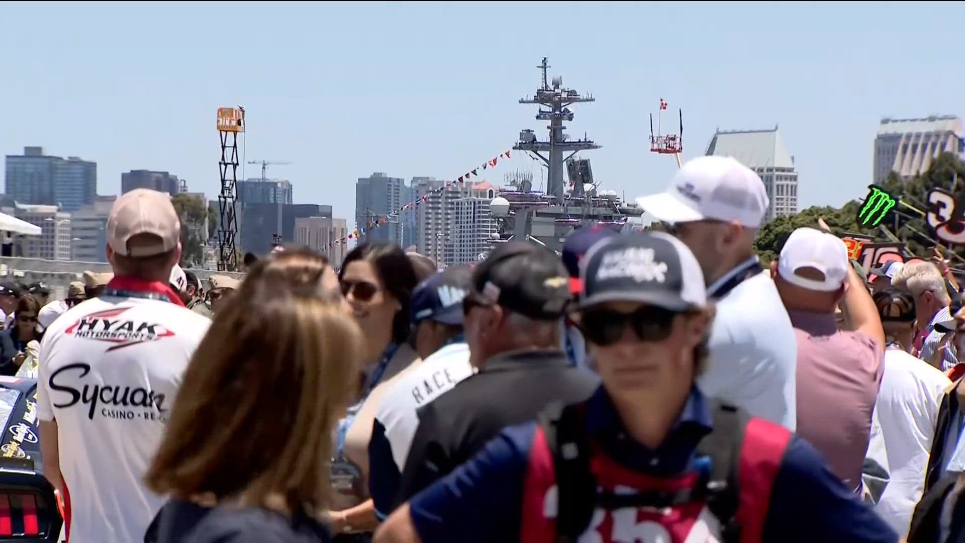 NASCAR weekend wraps up after drawing thousands to Naval Base Coronado