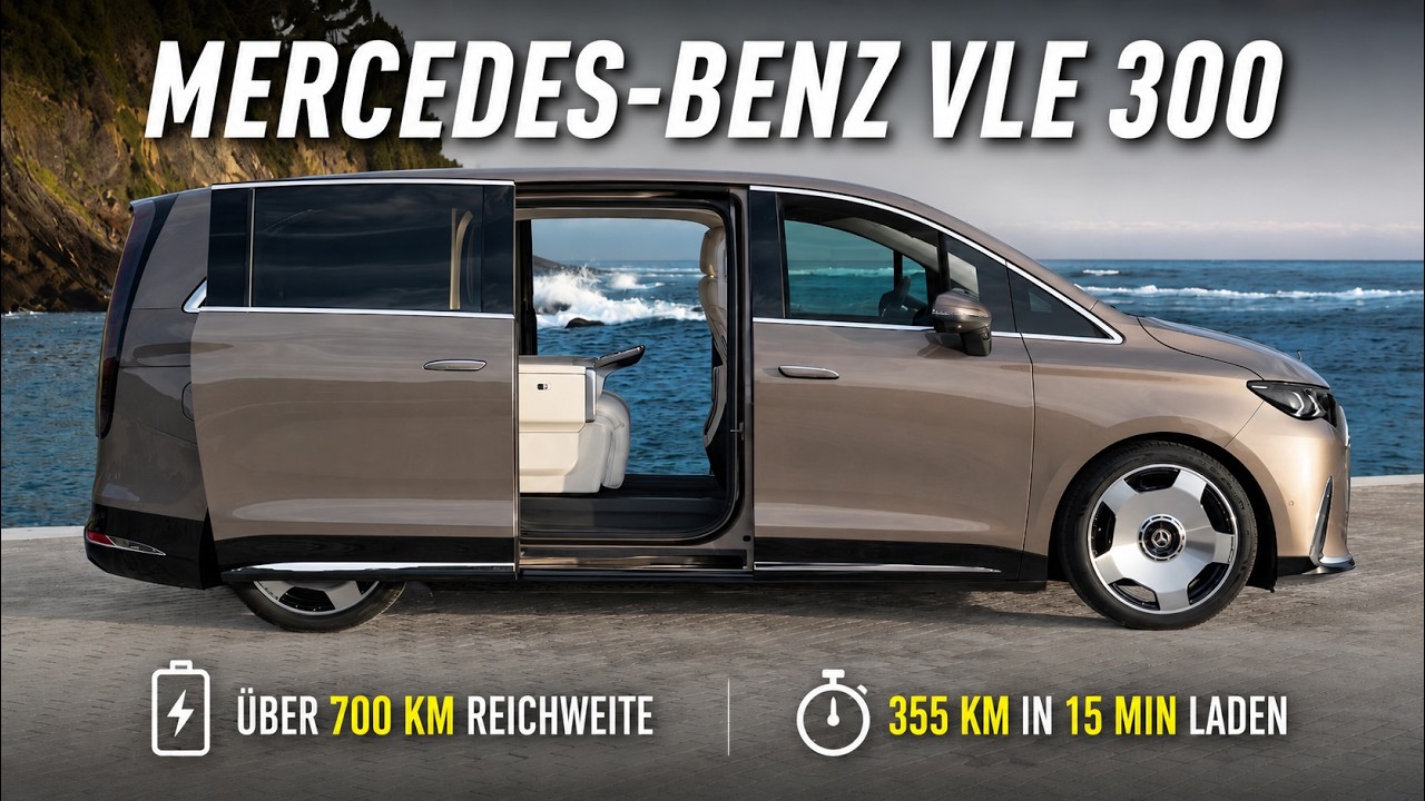 Mercedes-Benz VLE 300 in velvet brown metallic | 700 km Reichweite