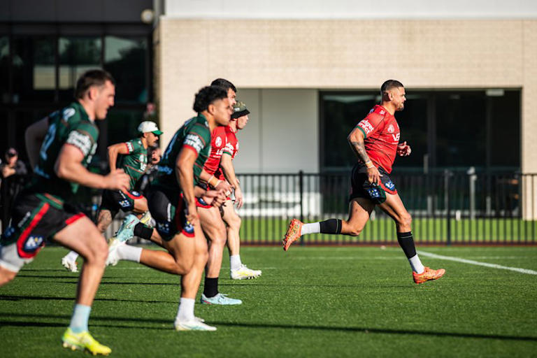 Rabbitohs – and Blues – face anxious wait on Latrell after training ...
