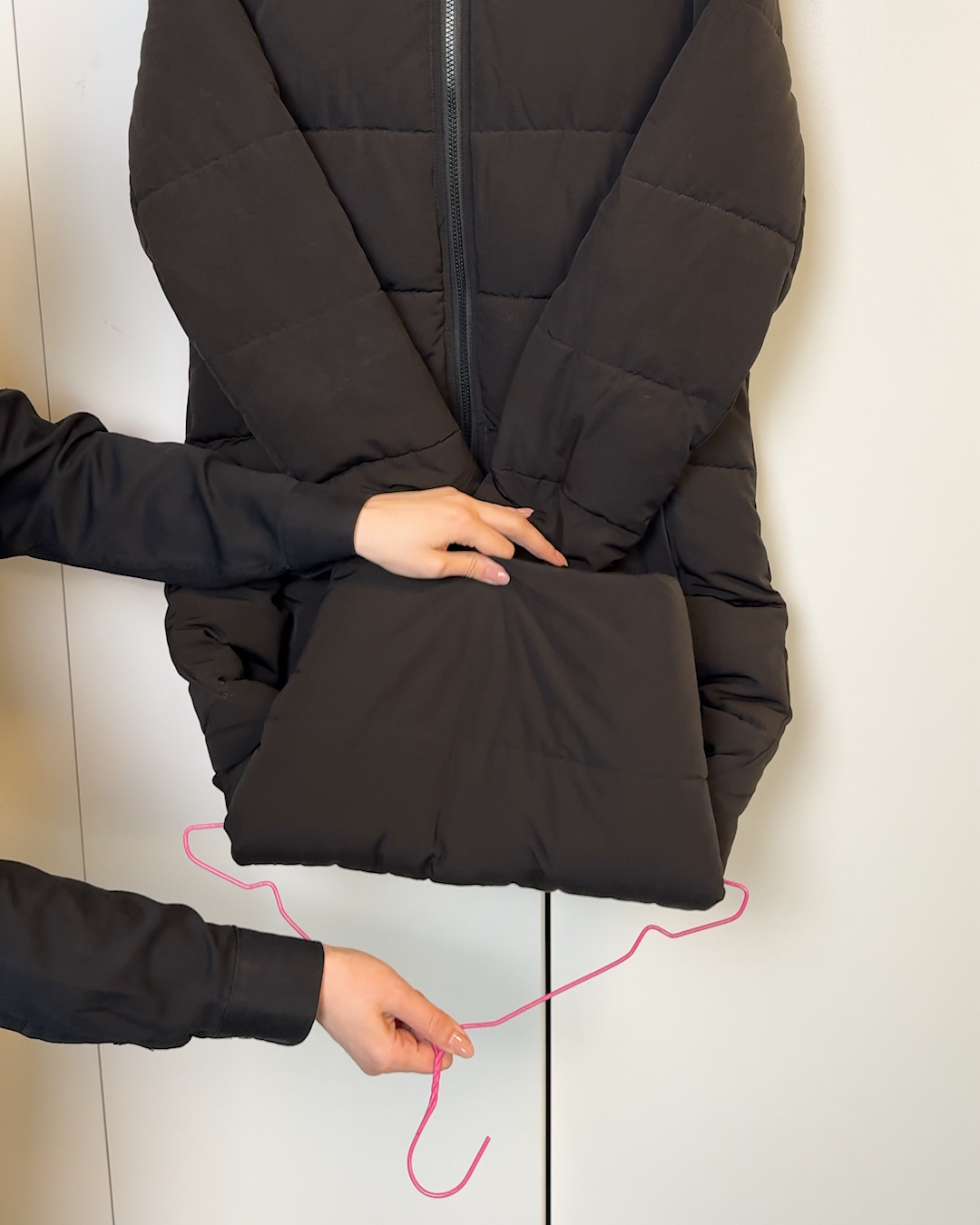 From puffy to perfectly packed jacket 🎒🧥
