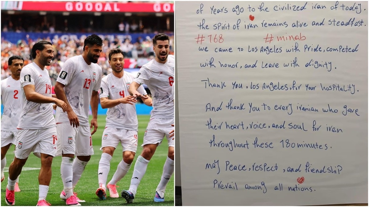 Iran leave handwritten note in Los Angeles locker room and it has a ...