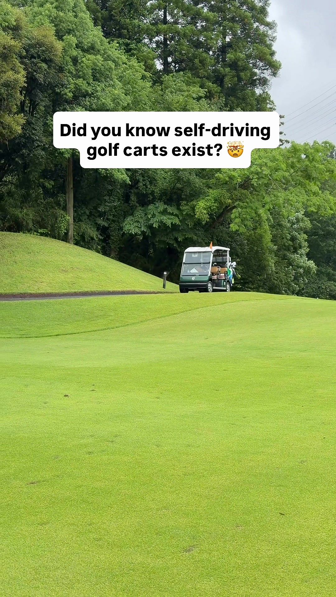 Self driving golf carts are real and already here