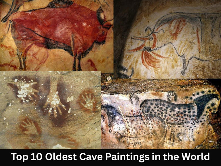 Top 10 oldest cave paintings in the world: From 51,200-year-old pig art ...