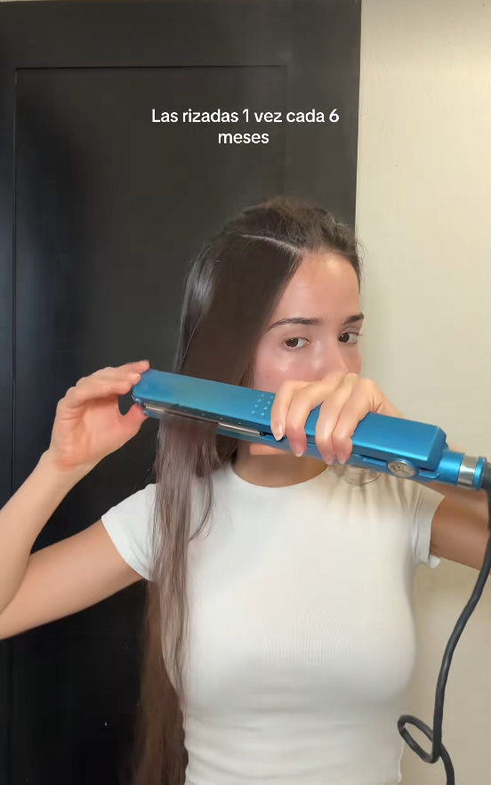 50 minutos después mi cabello y mi cara lo explican todo