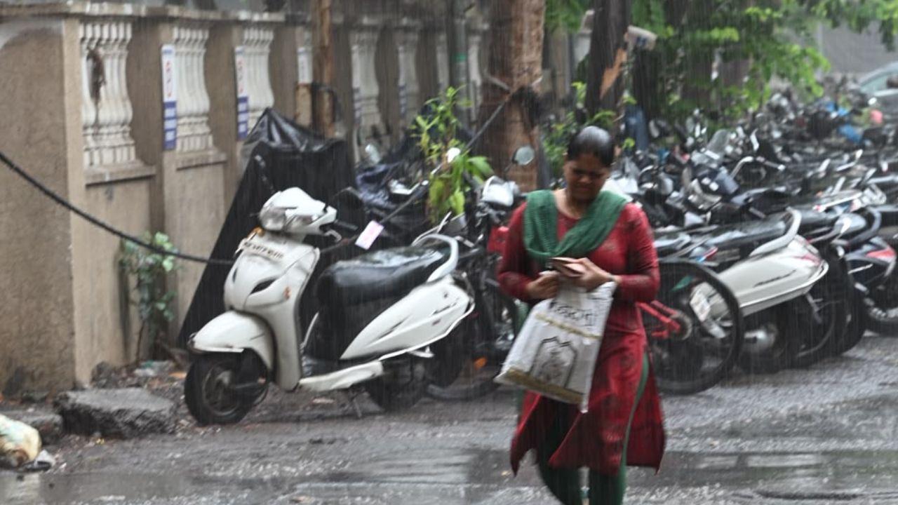 In photos Mumbai rains bring relief from humid weather IMD forecasts ...