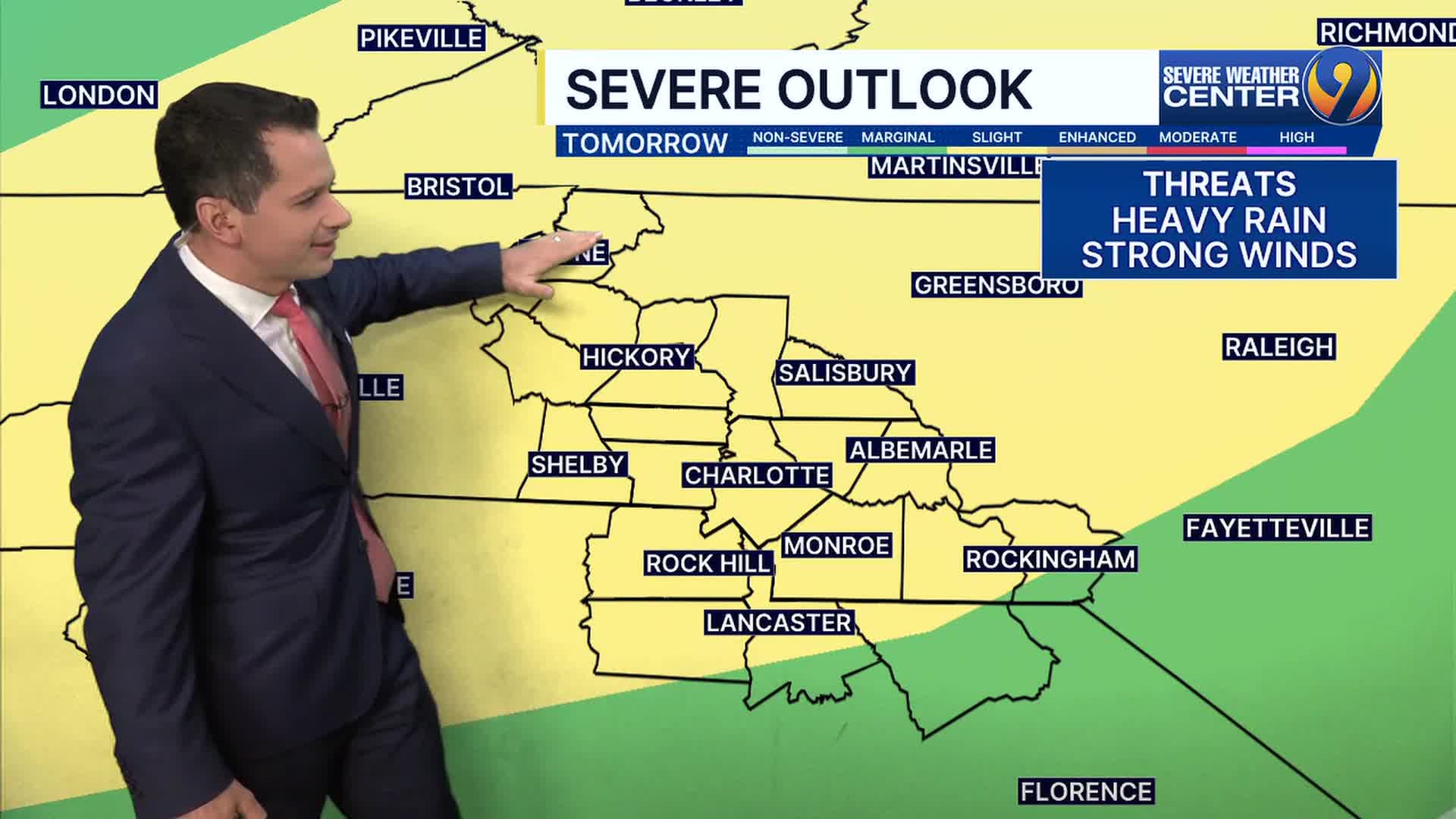 Forecast: Storms possible Monday afternoon, evening