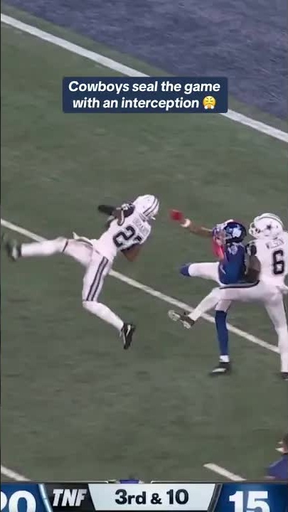 Cowboys Amani Oruwariye seals win with interception vs Giants