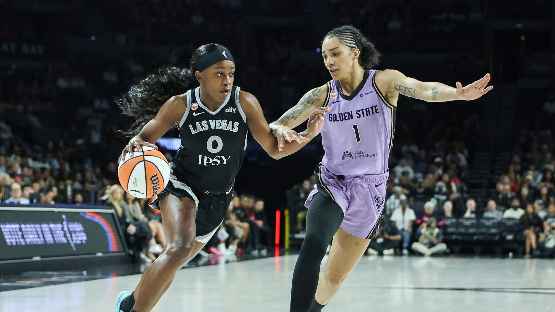 Aces surge past Valkyries 92-73 as Jackie Young shines in a 21-2 run