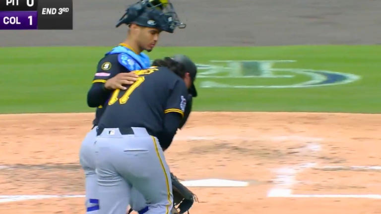 MLB: The scary line drive that nearly broke Pirates starter Jared Jones ...