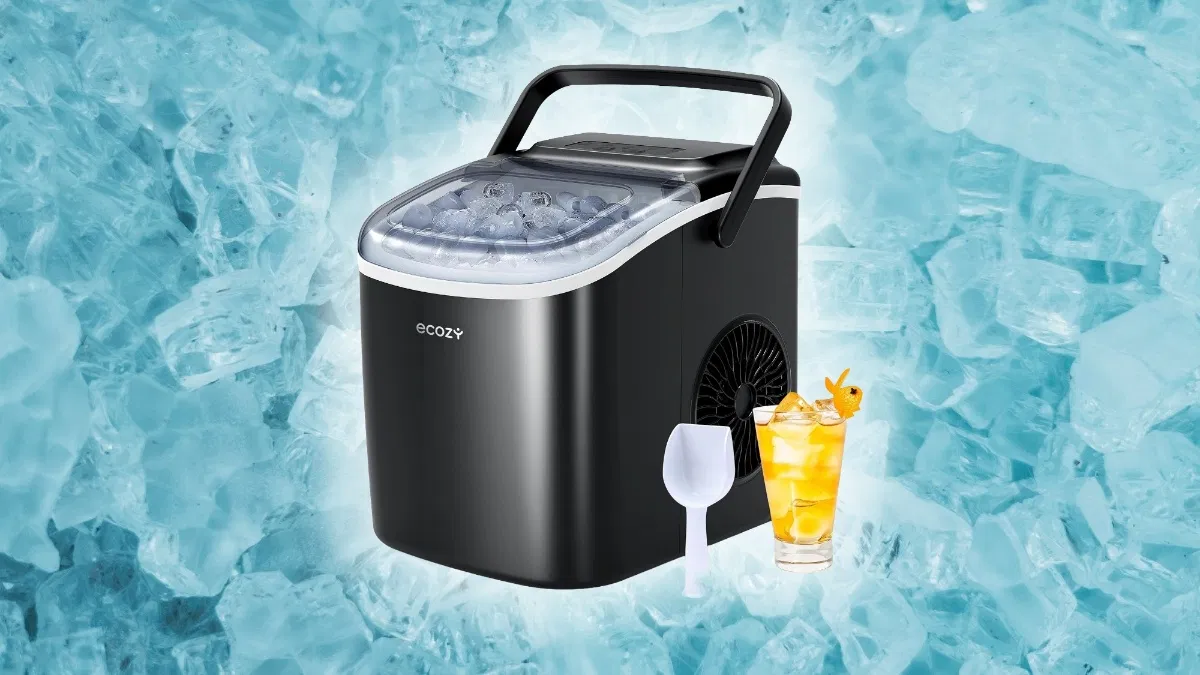 Prepara cubos de hielo en 6 minutos la máquina de hielo Ecozy para ...