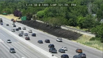Brush fire ignites near I-15 in Farmington, crews responding
