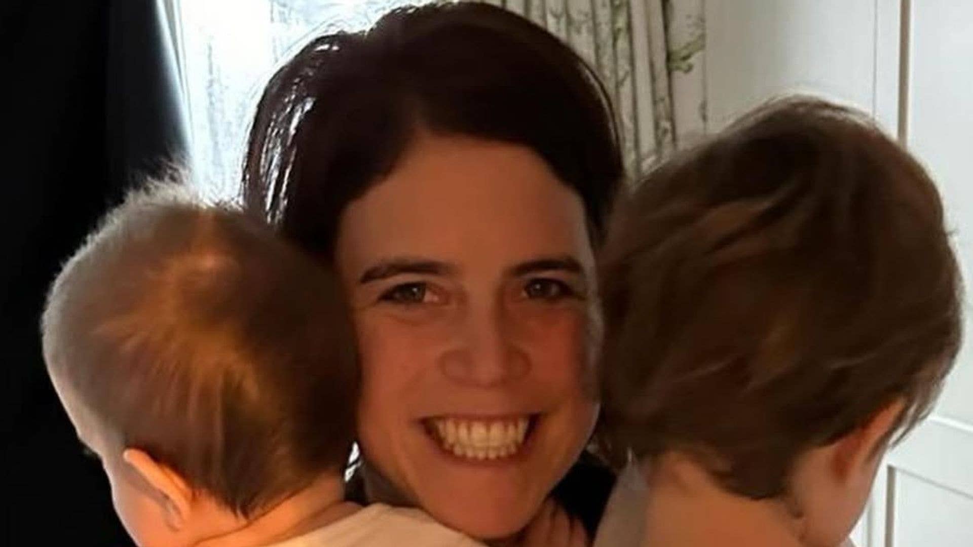 Princess Eugenie shares rare glimpse of her fast-growing red-haired ...
