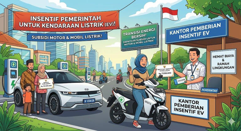 Juli 2026 regulasi insentif EV terbit, motor listrik disuntik subsidi ...