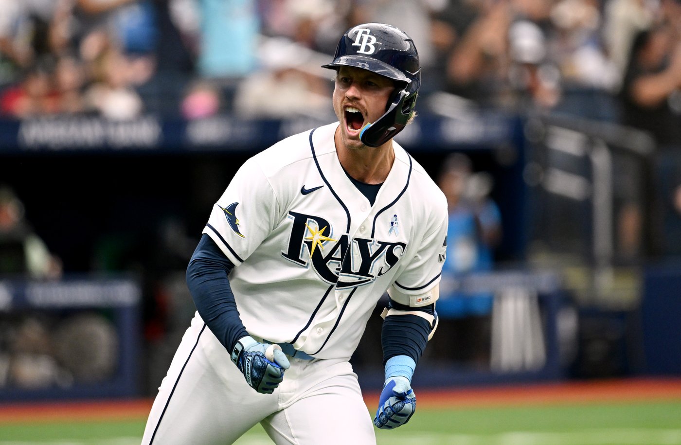 Jonny DeLuca hits 2-run home run in 7th to lift Rays to 4-3 win over ...