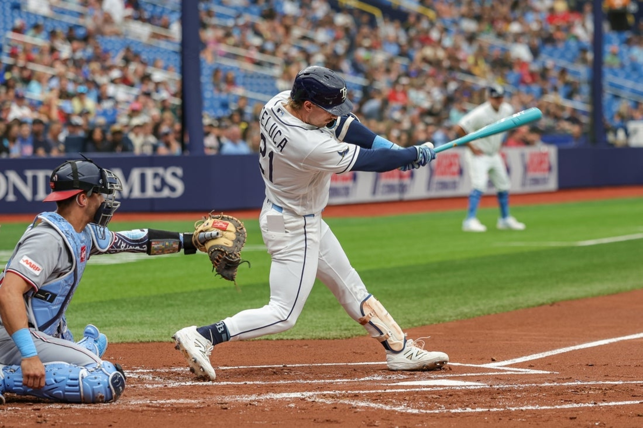 Jonny DeLuca's late 2-run shot lifts Rays over Nationals