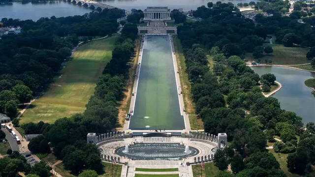 Trump announces urgent repairs for Lincoln Memorial reflecting pool