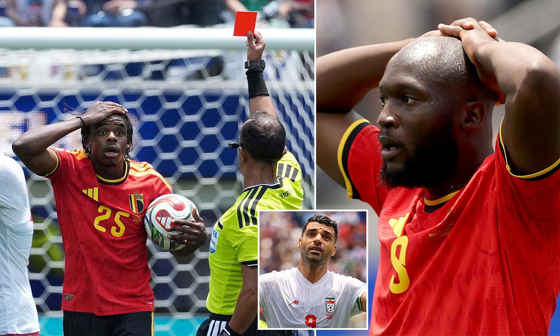 Iran defy World Cup chaos to draw with Belgium... with 'oppressed' team ...