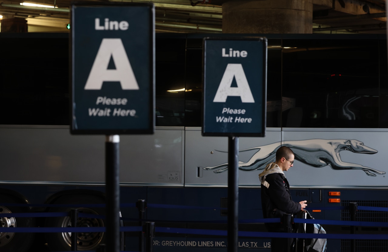They can’t fly Spirit anymore, so they’re taking the bus instead