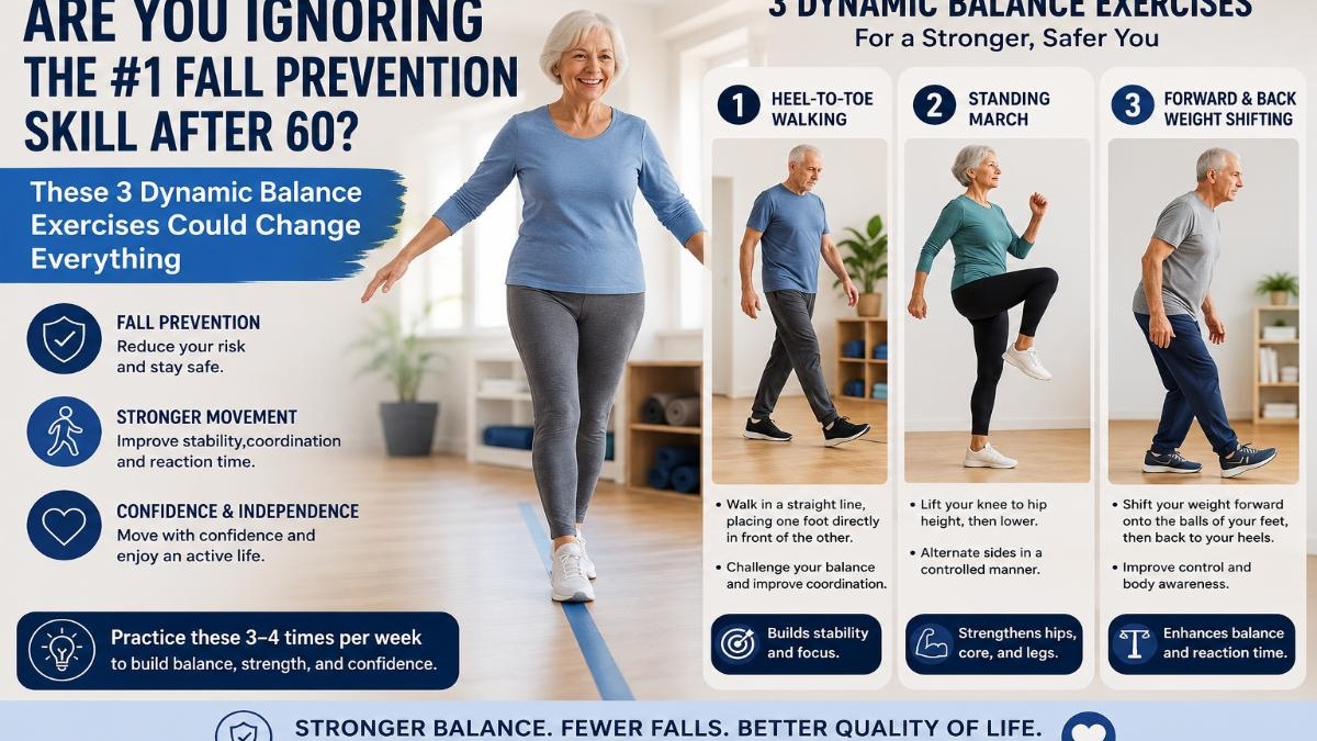 Are you ignoring the #1 fall prevention skill after 60? These 3 dynamic ...