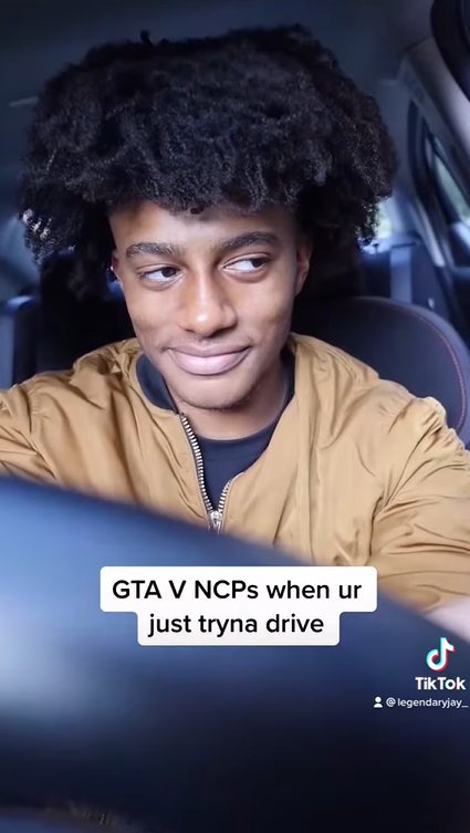 GTA V NPCs when you’re just trying to drive 😭🚗🎮💀 suddenly forgetting ...