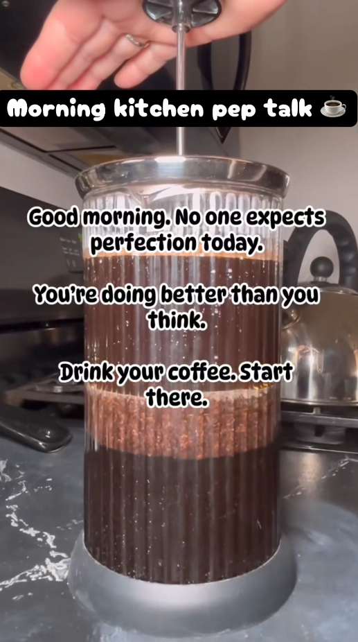 Kitchen pep talks to reset your mindset today