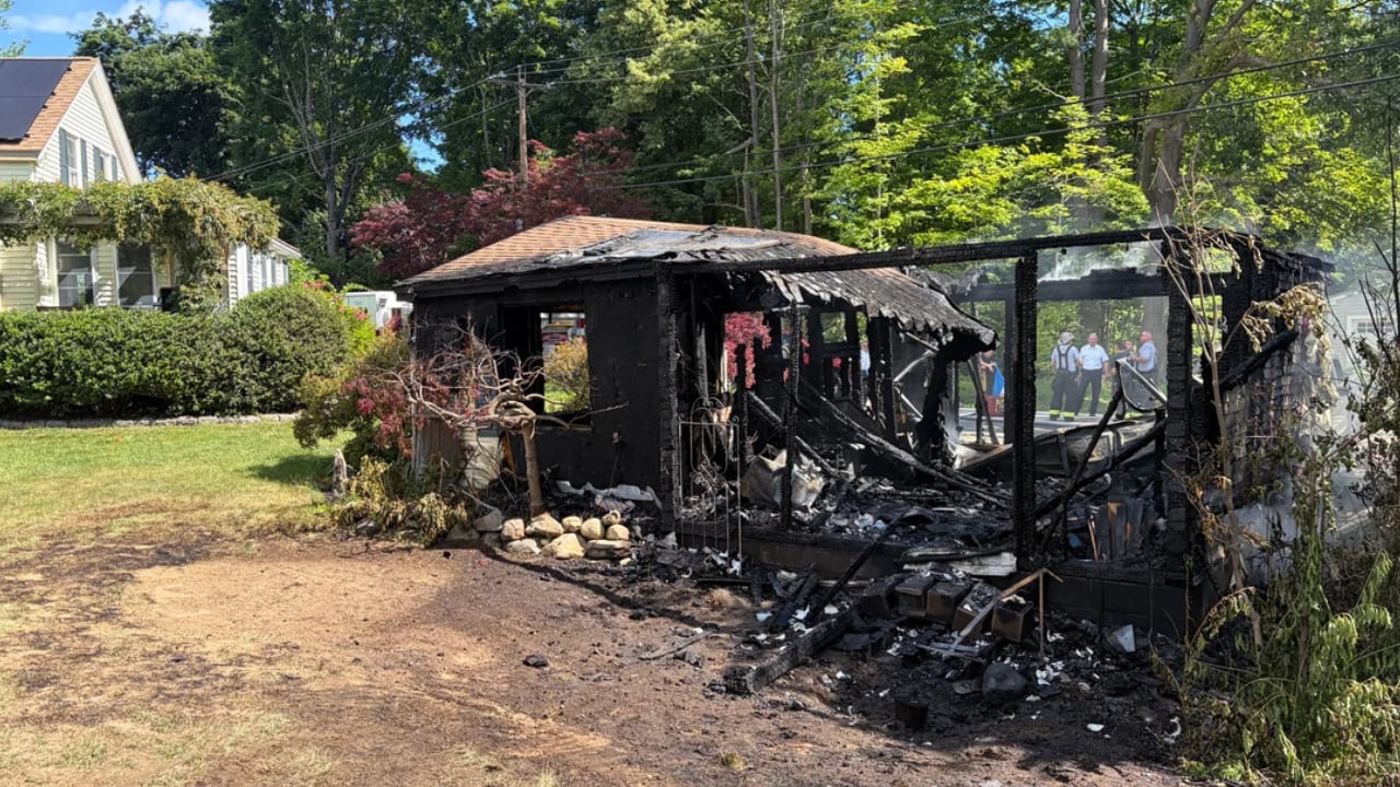 No injuries reported after crews knock down West Newbury garage fire