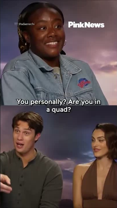 Nicholas Galitzine learns about Riverdale's polyamorous quad