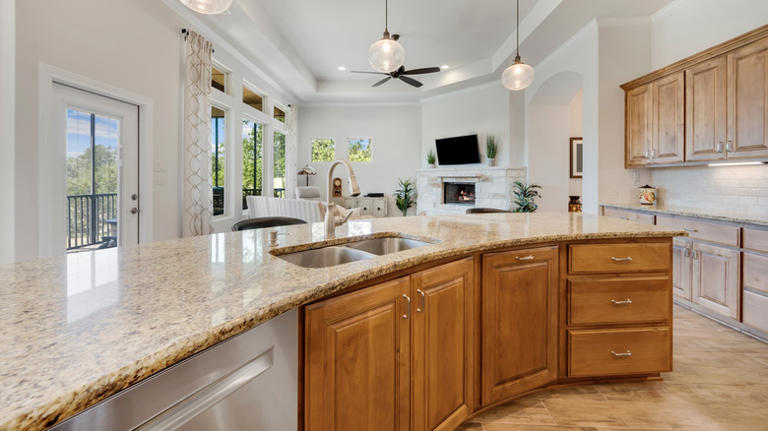 The TikTok hack to brilliantly give outdated oak cabinets a modern refresh