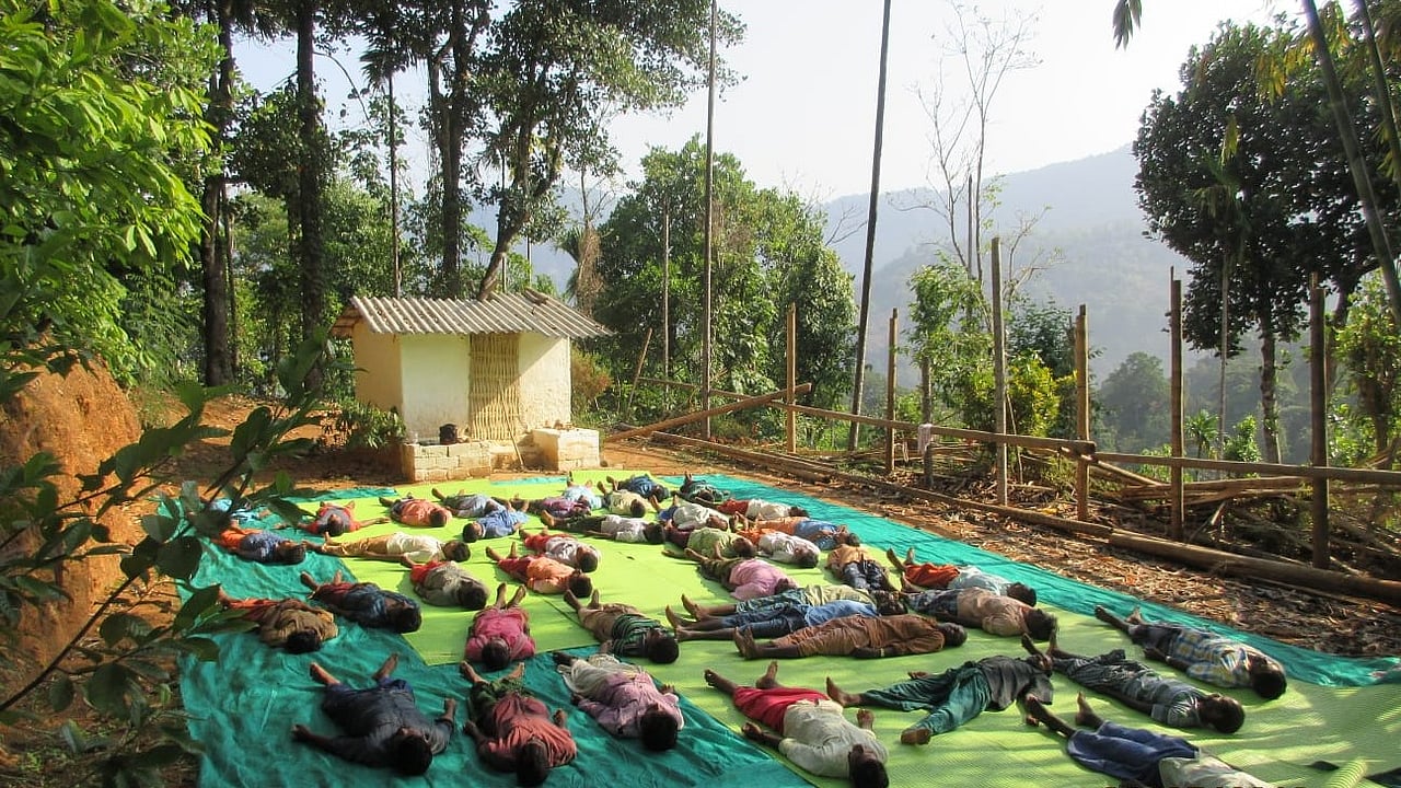 In the forest depths of Idukki's Mankulam, yoga is a bridge to outside ...