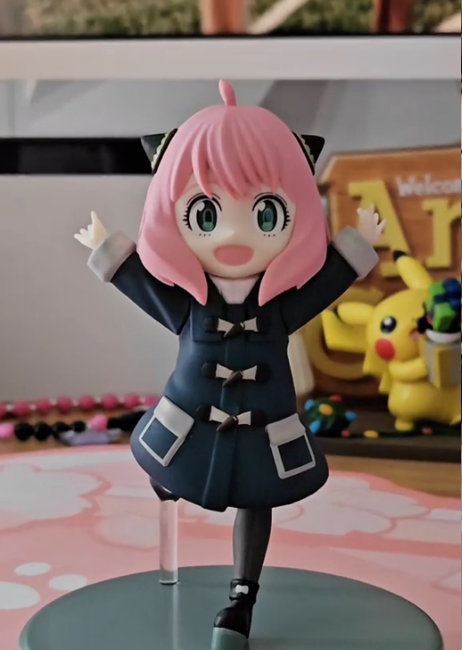 Adorable Anya figure showcase