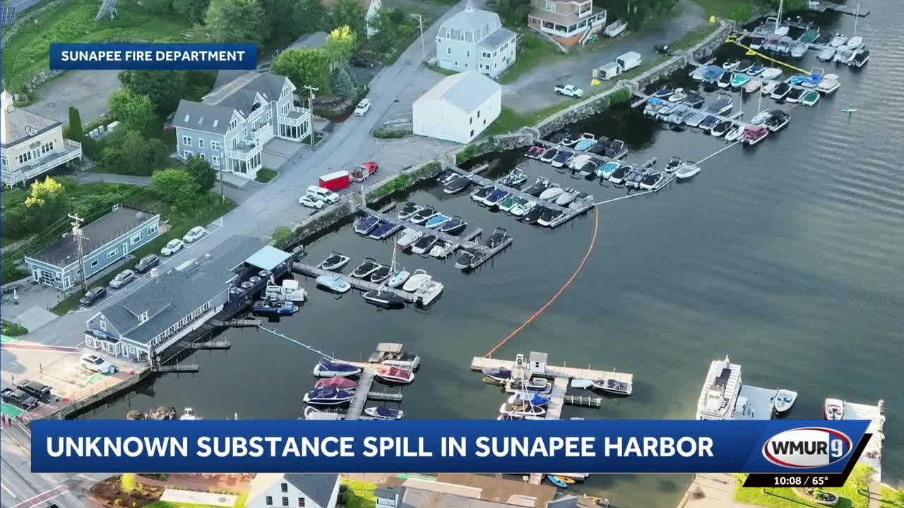 Officials respond to 'unknown substance' spill at Sunapee Harbor