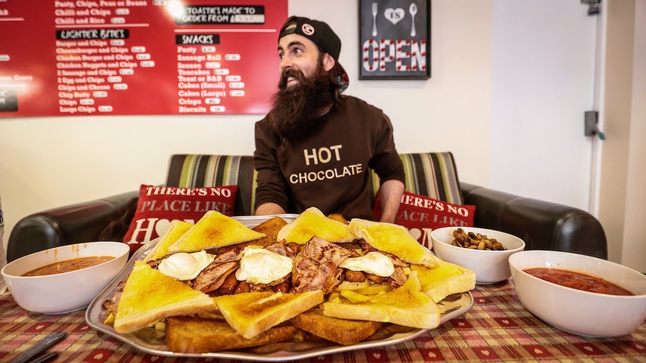 The heart attack breakfast challenge | The Chronicles of Beard Ep.177 ...