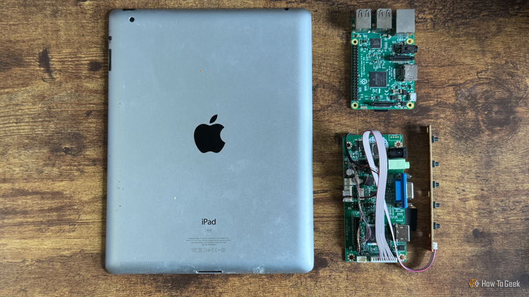 I turned an old iPad into a security camera monitor with a Raspberry Pi