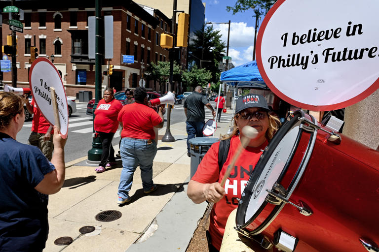 Sheraton Philadelphia Downtown workers went on strike Sunday while FIFA ...