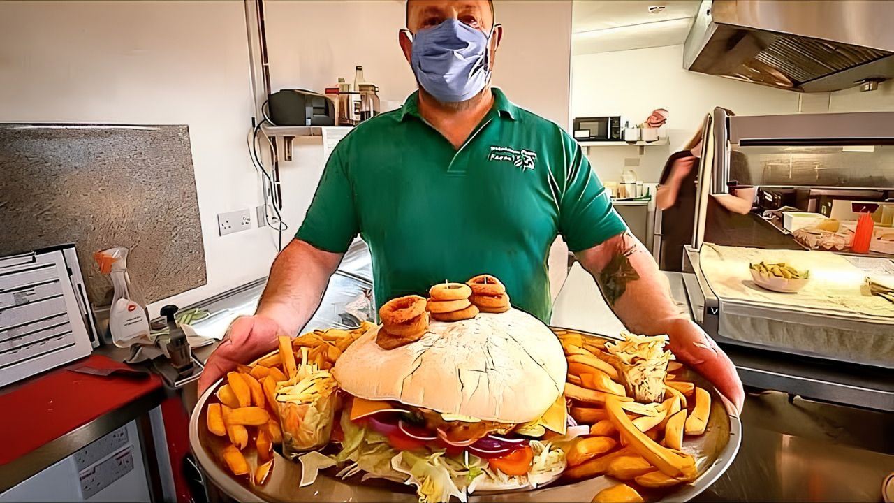 The Viking burger challenge | 10lb giant burger | COB Ep.175 ...